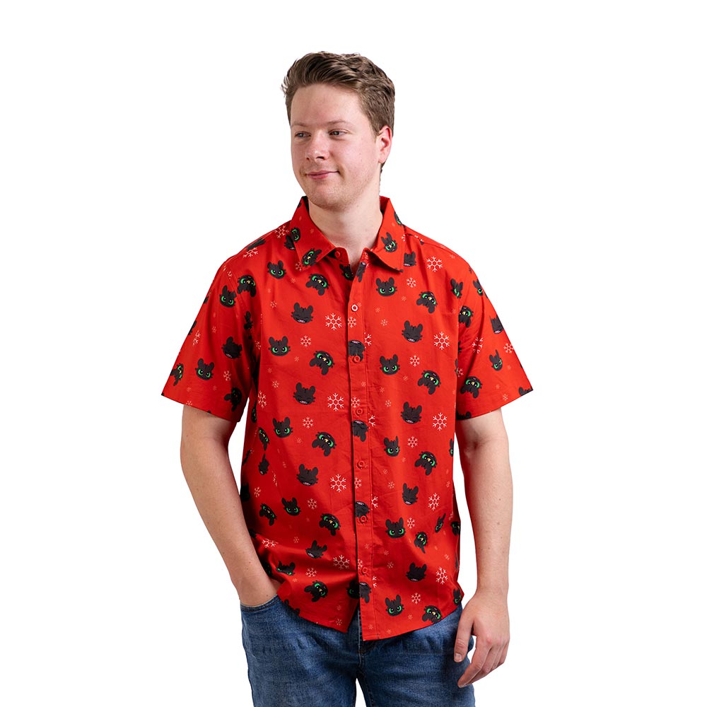 How to Train Your Dragon - Chibi Toothless Short-Sleeved Shirt ...