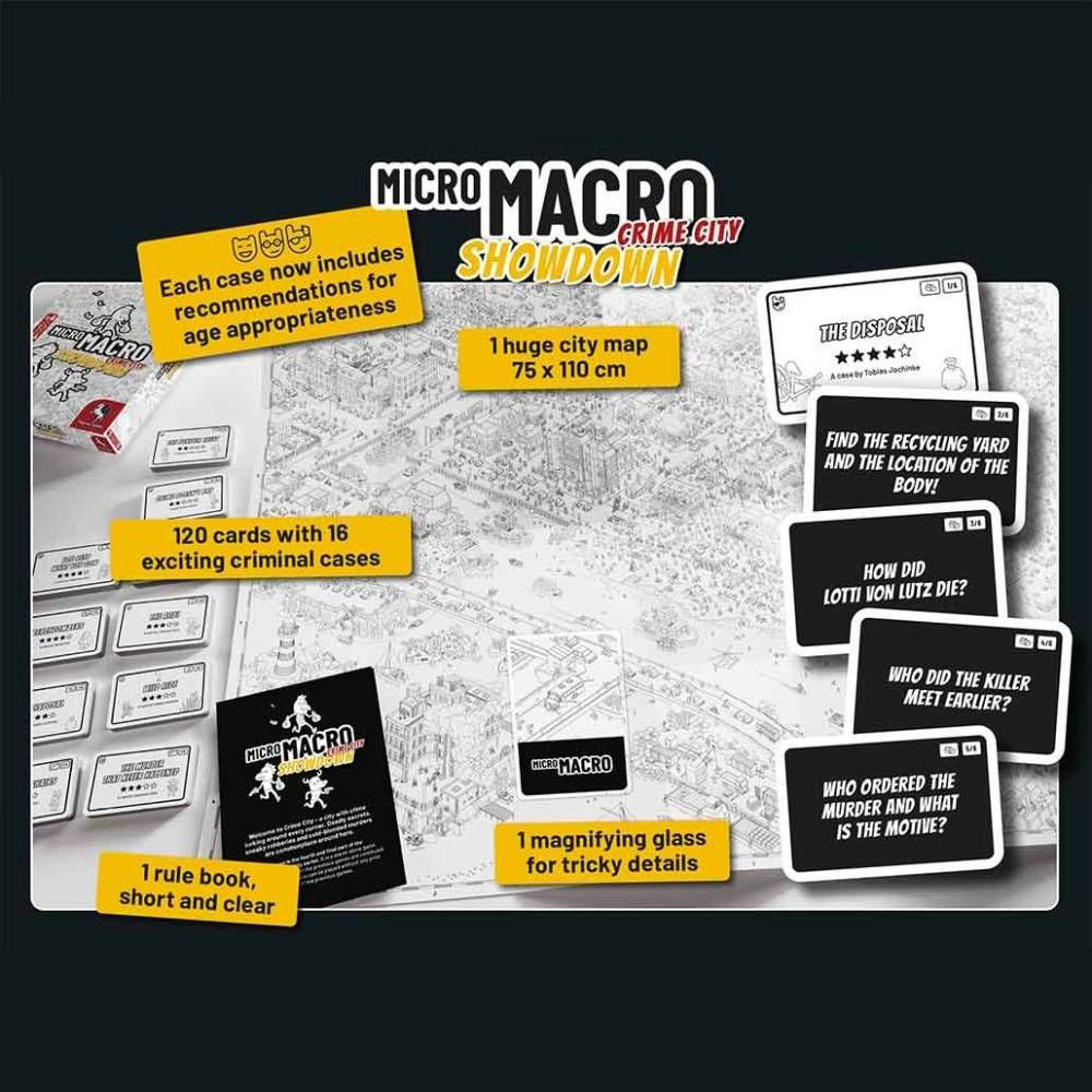 MicroMacro Crime City Showdown Board Game - Toys and Collectibles - EB ...