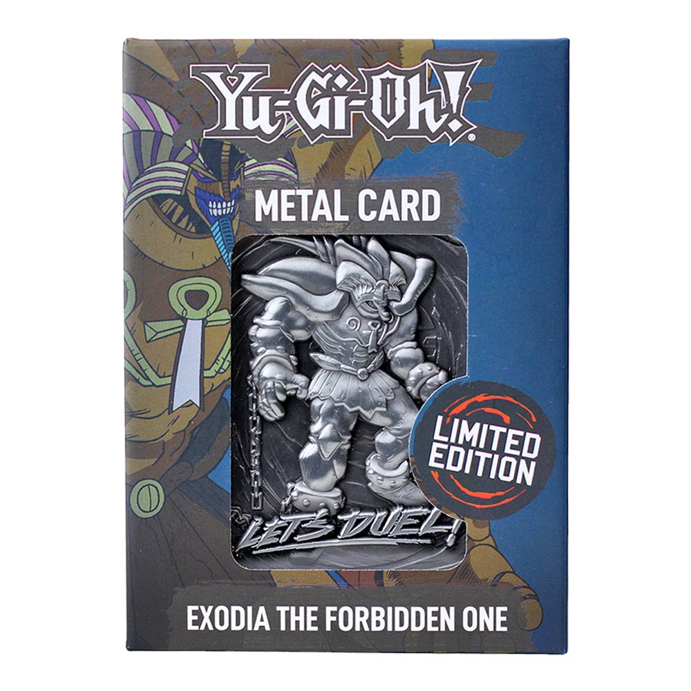 Yu-Gi-Oh! - Limited Edition Exodia the Forbidden One Metal Card - Toys ...
