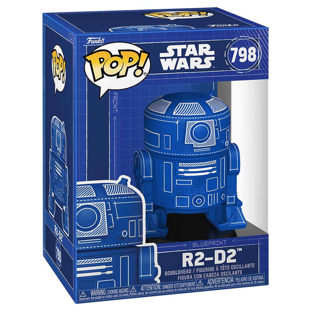 Star Wars - R2-D2 (Artoo) Blueprint Pop! Vinyl Figure - Toys & Gadgets ...