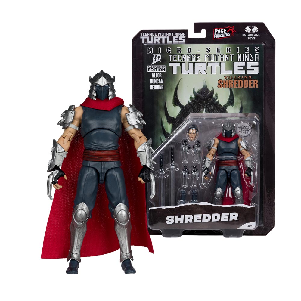 Teenage Mutant Ninja Turtles - Shredder IDW Page Punchers 5" Action ...