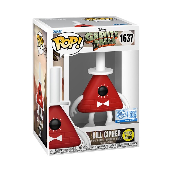Disney - Gravity Falls - Bill Cipher Glow Pop! Vinyl Figure - ZiNG Pop ...
