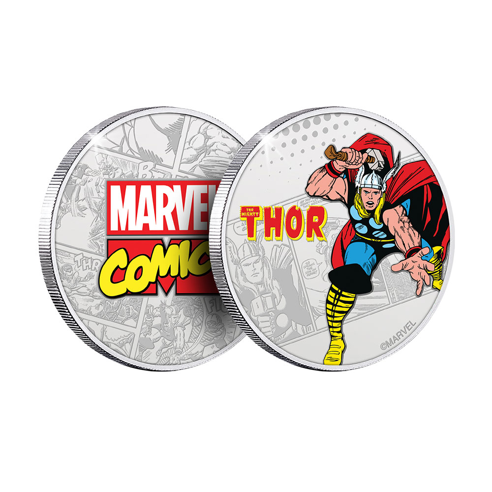 Marvel - Thor - .999 SIlver Plated Limited Edition Coin - Toys and ...