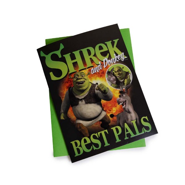 Shrek - Shrek and Donkey Best Pals Valentines Greeting Card - Things ...