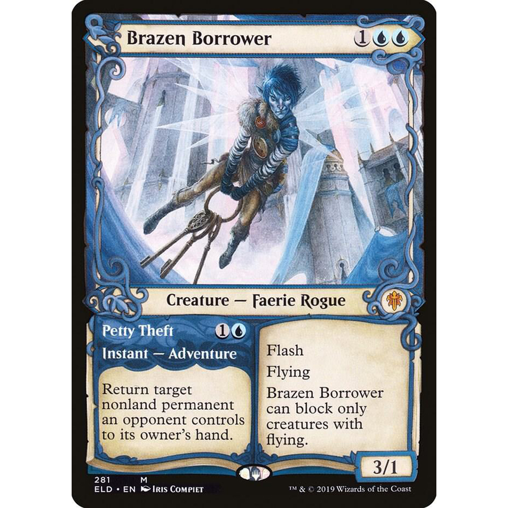 Magic: The Gathering - TCG - Throne of Eldraine - Brazen Borrower ...