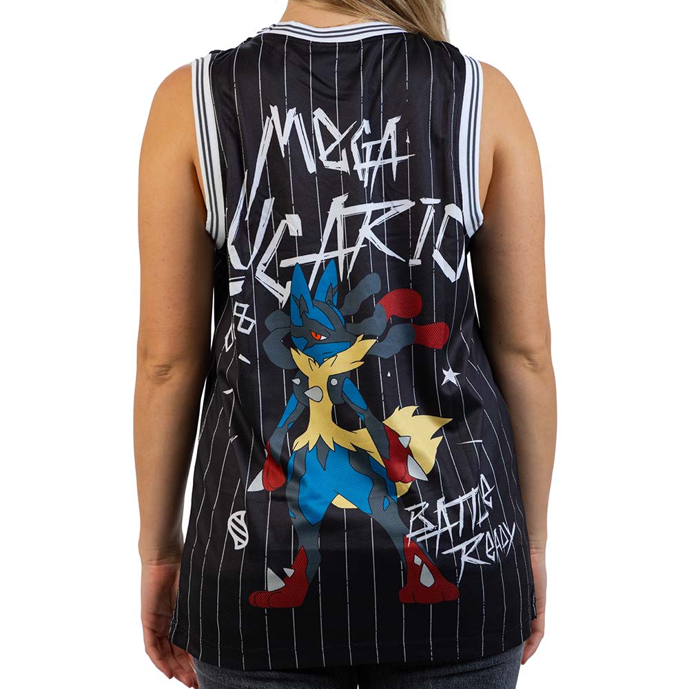 Pokemon - Mega Lucario Basketball Jersey - Clothing - EB Games Australia