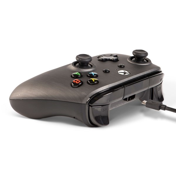 Xbox One Enhanced Wired Controller - Brushed Gunmetal - EB Games Australia