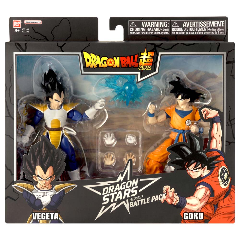 Dragon Ball Z - Vegeta vs. Goku Dragon Stars Action Figure Battle 2 ...