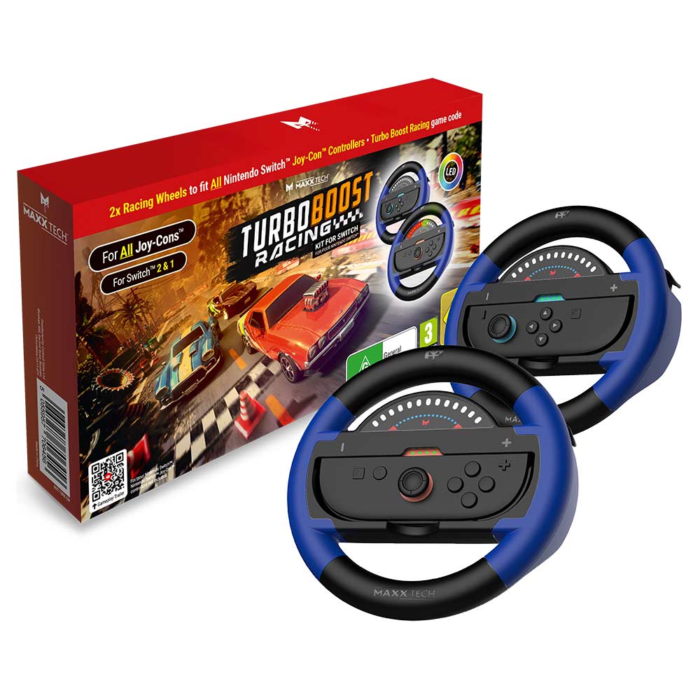 Maxx Tech - Turbo Boost Racing Kit for Nintendo Switch 1&2 - Nintendo Switch 2 - EB Games New ...