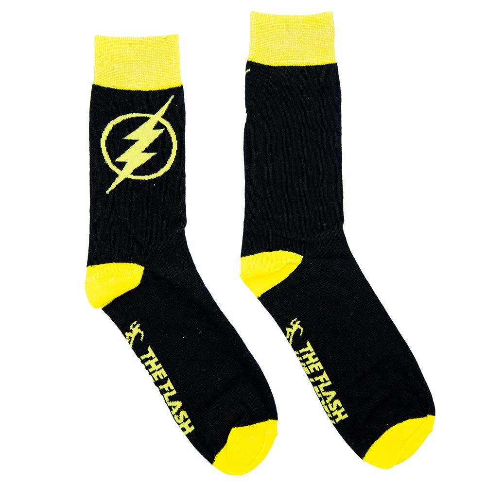 DC Comics - The Flash Logo Crew Socks - Clothing - EB Games New Zealand