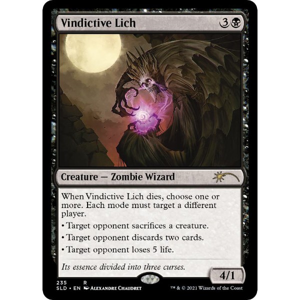 Magic: The Gathering - TCG - Secret Lair Drop Series - Vindictive Lich 235 - Toys and ...