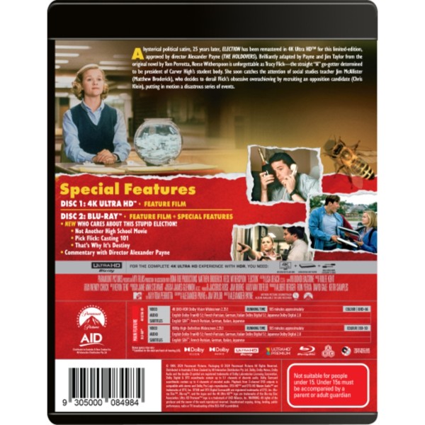 Election (Remastered) (4K UHD / Blu-ray) - Loot - EB Games Australia