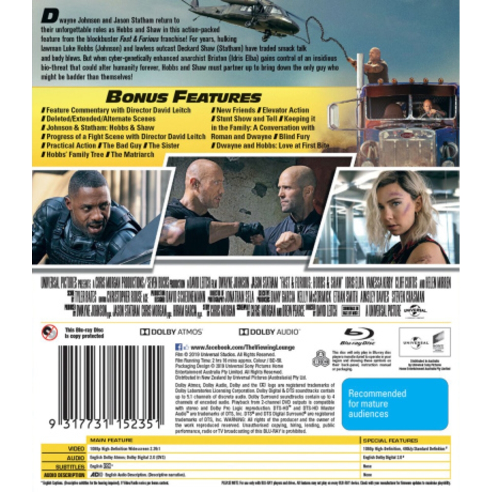 Fast & Furious: Hobbs & Shaw - Loot - EB Games Australia