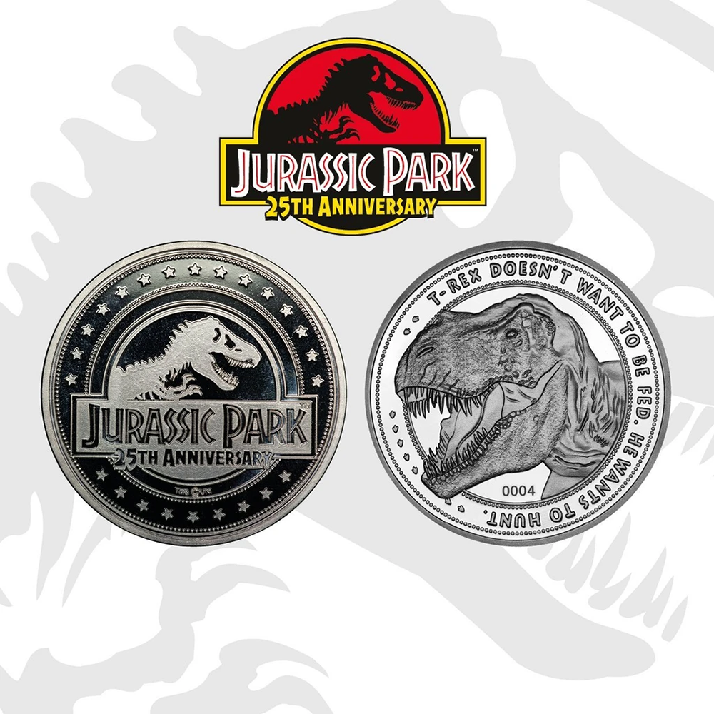 Jurassic Park - T Rex Limited Edition Coin - Toys and Collectibles - EB ...