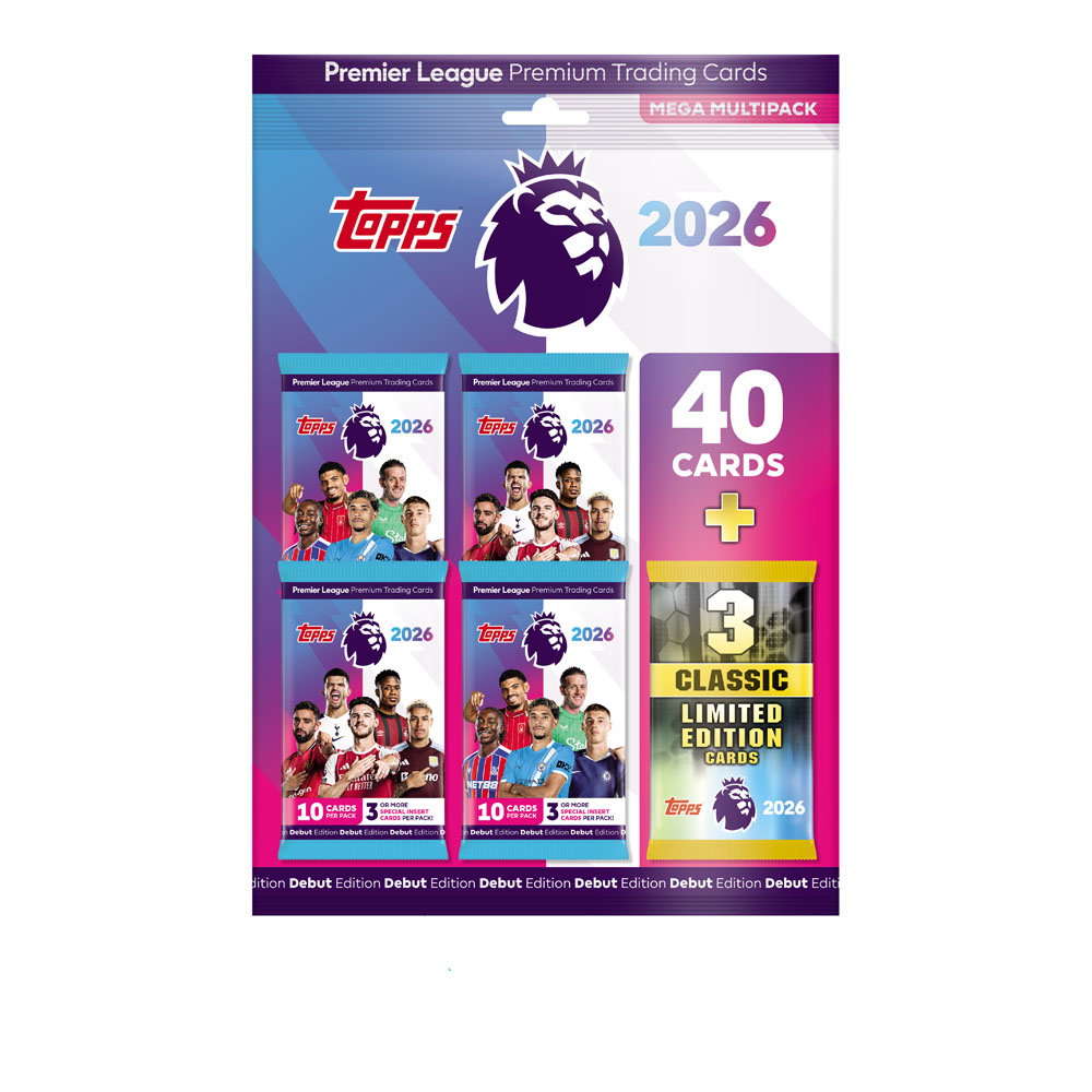EPL - TC - Topps 2026 Premier League Mega Multipack - Trading Cards ...