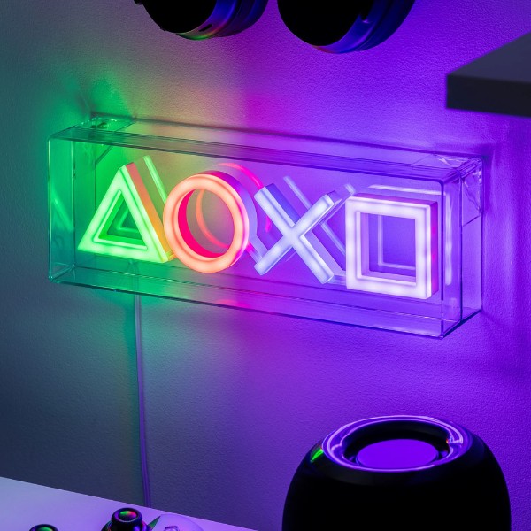 PlayStation - Controller Icons Neon LED Light - Toys and Collectibles ...