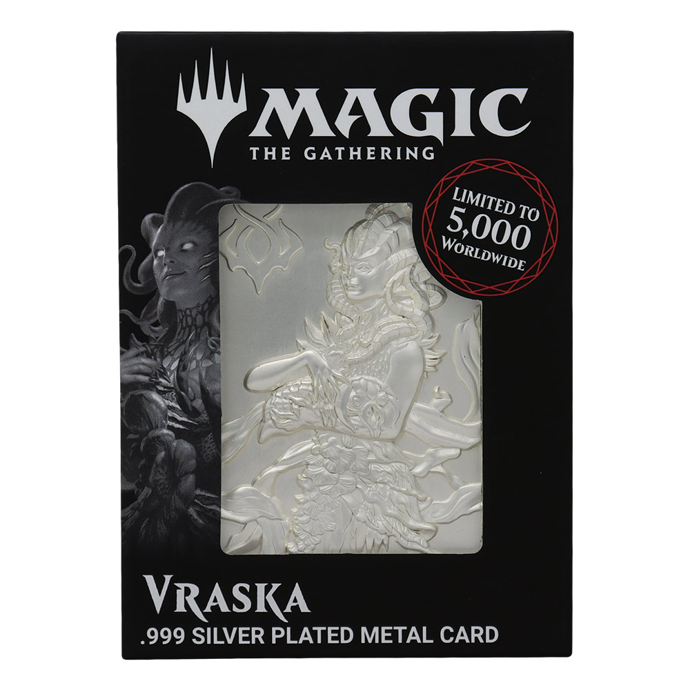 Magic: the Gathering - Vraska .999 Silver Plated Limited Edition Metal ...