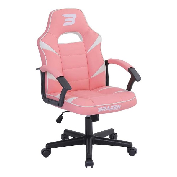 BraZen - Valor Mid-back PC Gaming Chair – Pink - PC - EB Games Australia