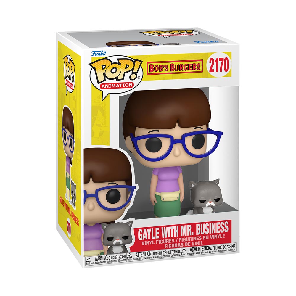 Bob's Burgers - Gayle with Mr. Business Pop! Vinyl Figure - Toys ...