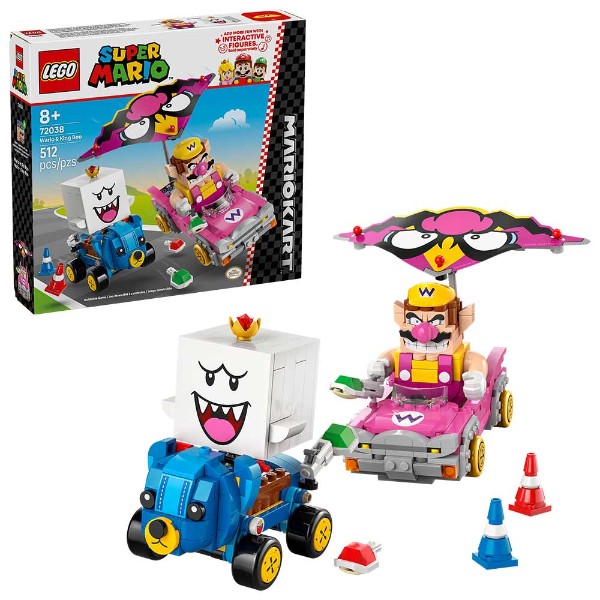 Nintendo - LEGO Mario Kart™ - Wario & King Boo 72038 - Toys and Collectibles - EB Games New Zealand