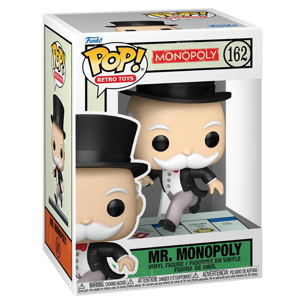 Monopoly - Mr. Monopoly (Pass Go) Pop! Vinyl Figure - Toys and ...