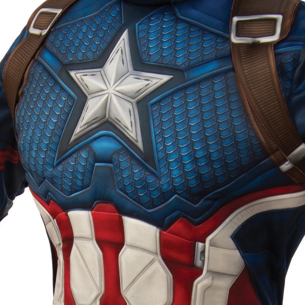 Marvel - Avengers: Endgame - Captain America Deluxe Costume - Adult ...