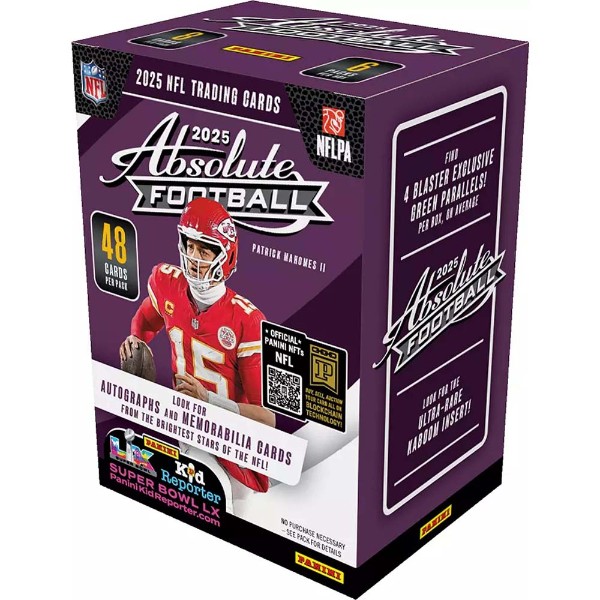 Panini - TC - NFL Absolute 2025 Blaster - Toys and Collectibles - EB ...