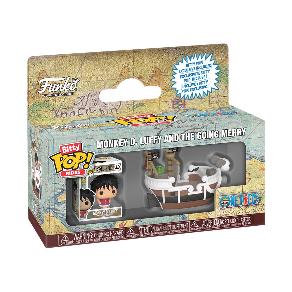 One Piece - Monkey D. Luffy & The Going Merry Bitty Pop! Ride - Toys ...