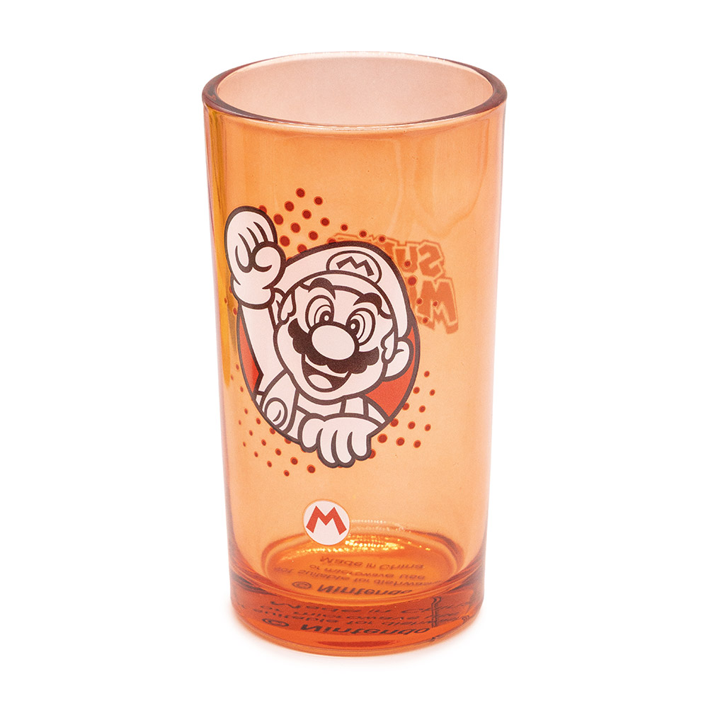 Nintendo - Super Mario Bros - Line Art Glass 4-Pack - Toys and ...