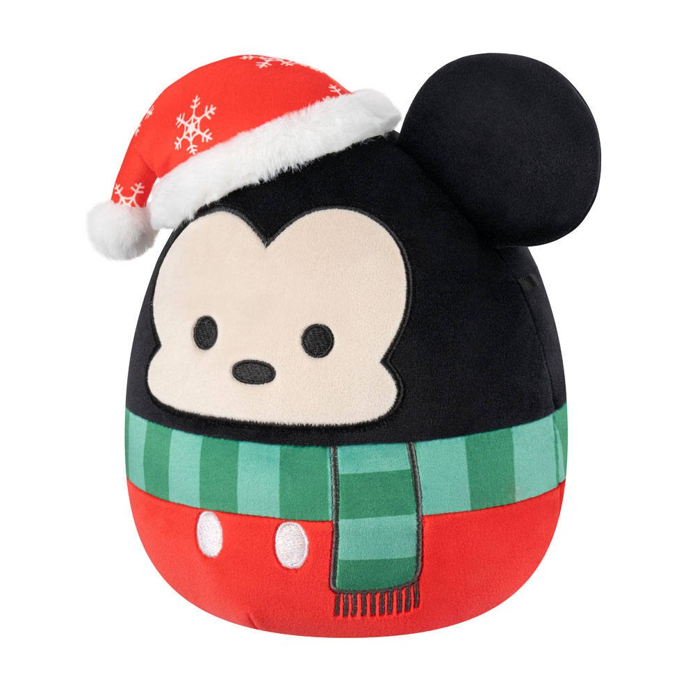 Disney - Christmas Mickey Mouse 8" Squishmallow Plush - Toys and ...
