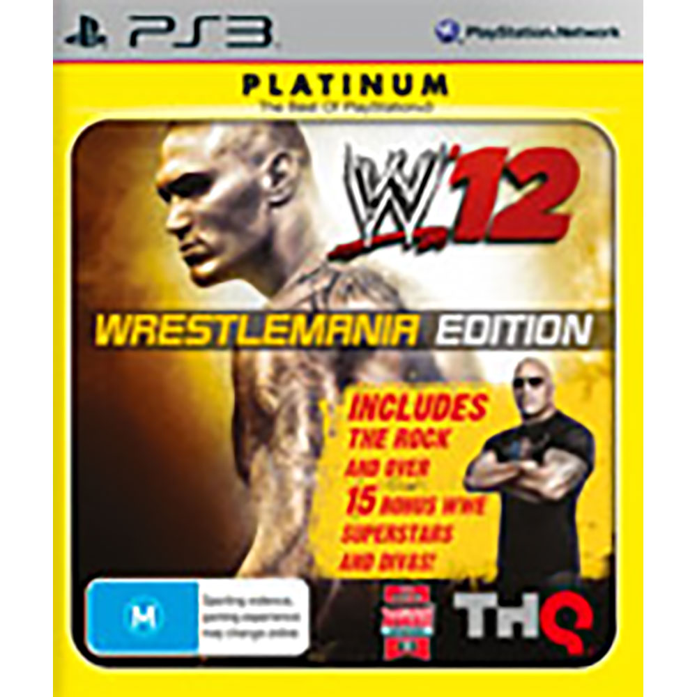 WWE '12 [Wrestlemania Edition] (preowned) - PlayStation 3 - EB Games Australia
