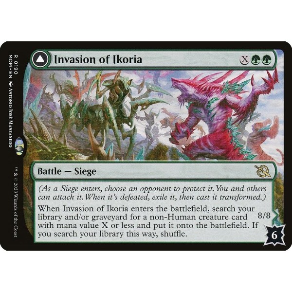Magic: The Gathering - TCG - March of the Machine - Invasion of Ikoria 190 - Toys and ...