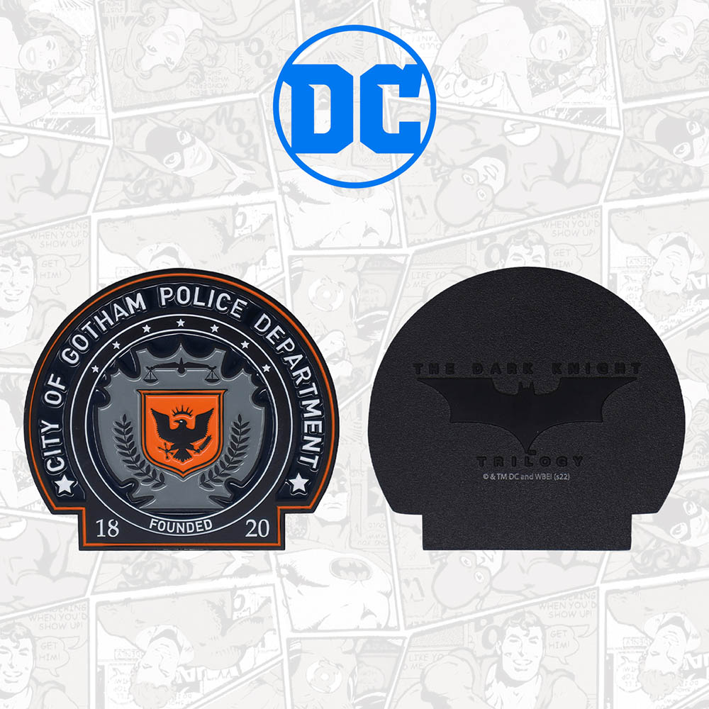 DC Comics - Batman: The Dark Knight Trilogy - Gotham City Police Badge ...