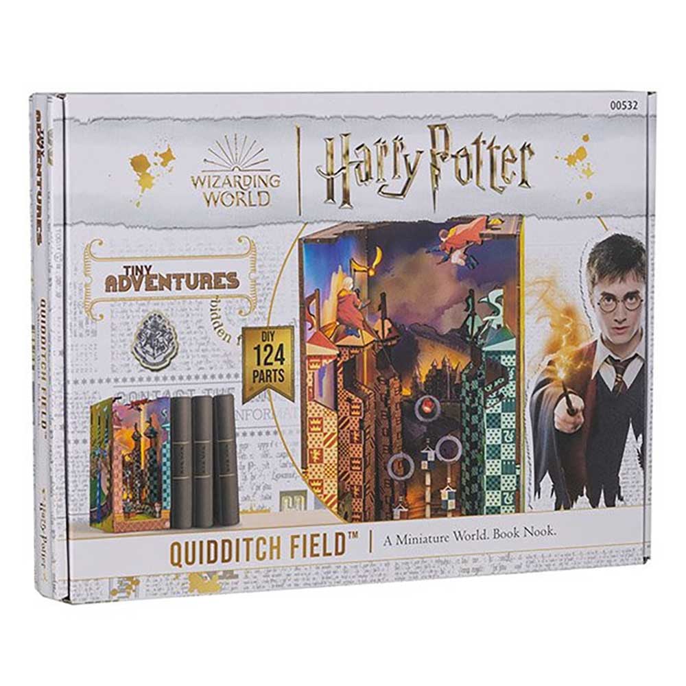 Harry Potter - Hogwarts Quidditch Field 1:24 Scale Book Nook Model Kit ...