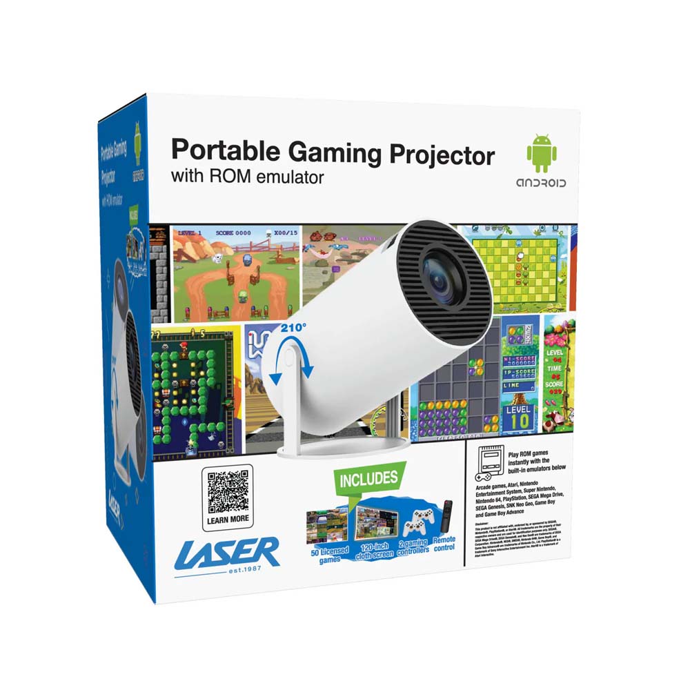 Laser - Smart Projector 50 Games Two Controllers - Electronics - EB ...
