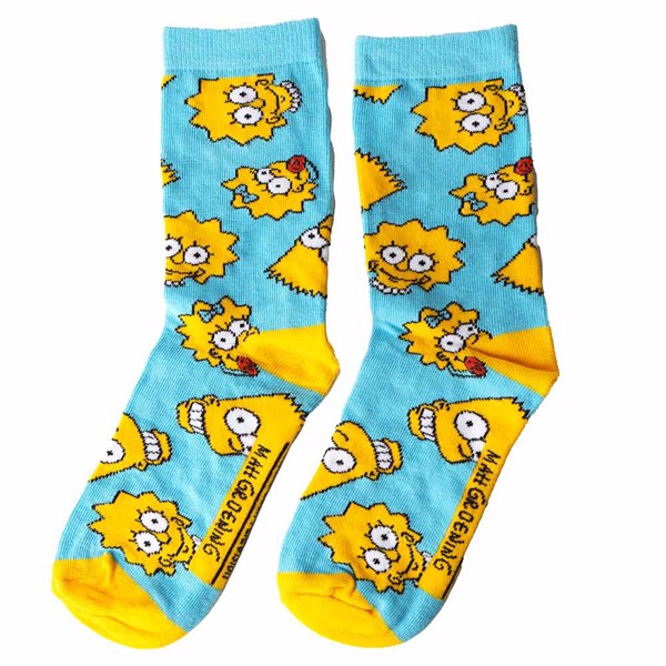 The Simpsons - Simpsons Family Faces Kids Socks - Clothing - EB Games ...