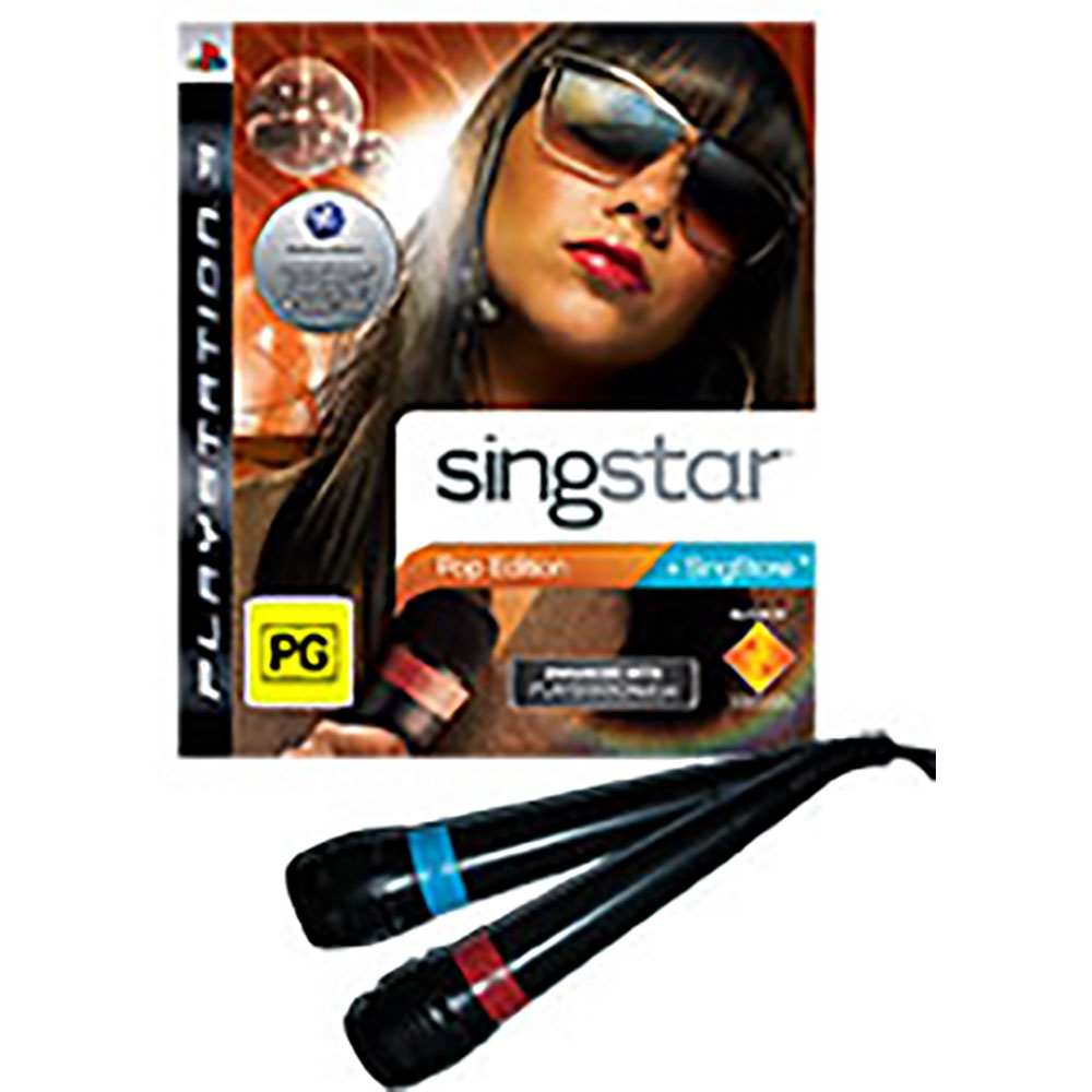 SingStar Pop (With Microphone) (preowned) - PlayStation 3 - EB Games ...