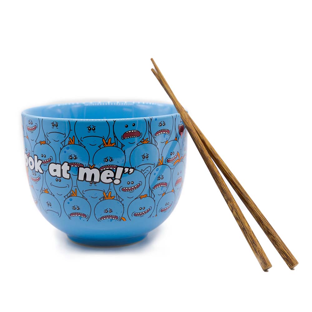 Rick and Morty - Mr Meeseeks Ramen Bowl with Chopsticks - Things For ...