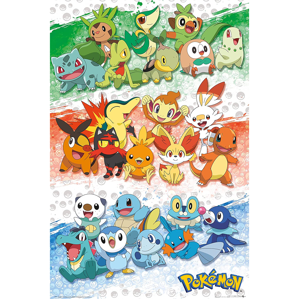 Pokemon - First Partners Poster - Toys and Collectibles - EB Games New ...