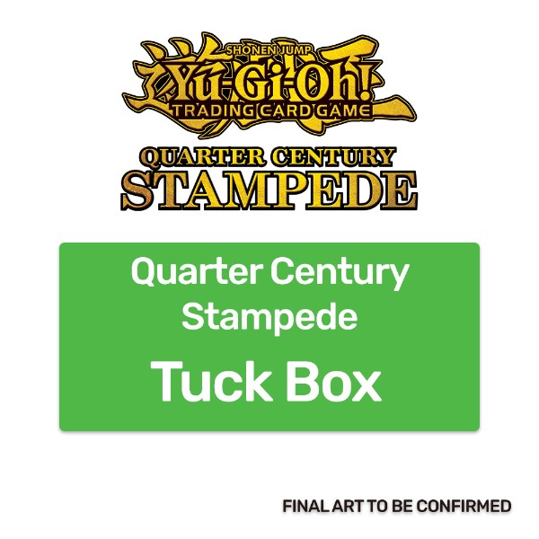 Yu-Gi-Oh! - TCG - Quarter Century Stampede Tuckbox - Trading Cards - ZiNG Pop Culture