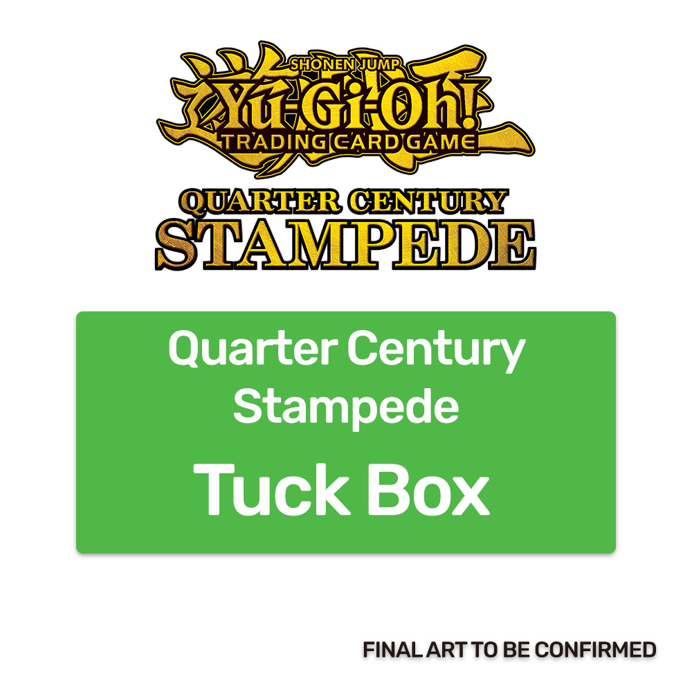Yu-Gi-Oh! - TCG - Quarter Century Stampede Tuckbox - Trading Cards - ZiNG Pop Culture