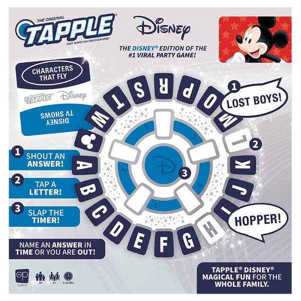 The Original TAPPLE® Disney Edition - Card & Board Games - ZiNG Pop Culture
