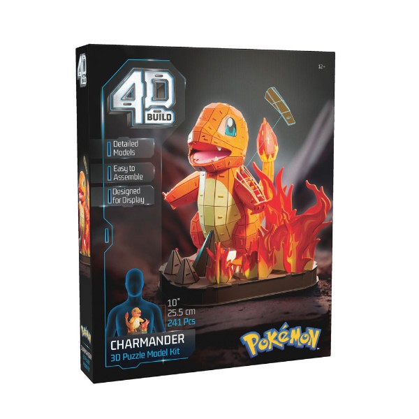 Pokemon - Charmander 4D Puzzle Model Kit - Toys and Collectibles - EB ...
