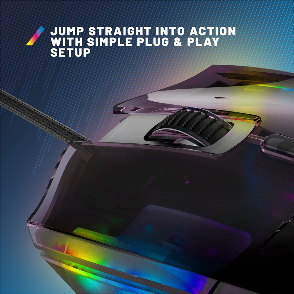 4Gamers - Light Up 3D Gaming Mouse - PC - EB Games Australia
