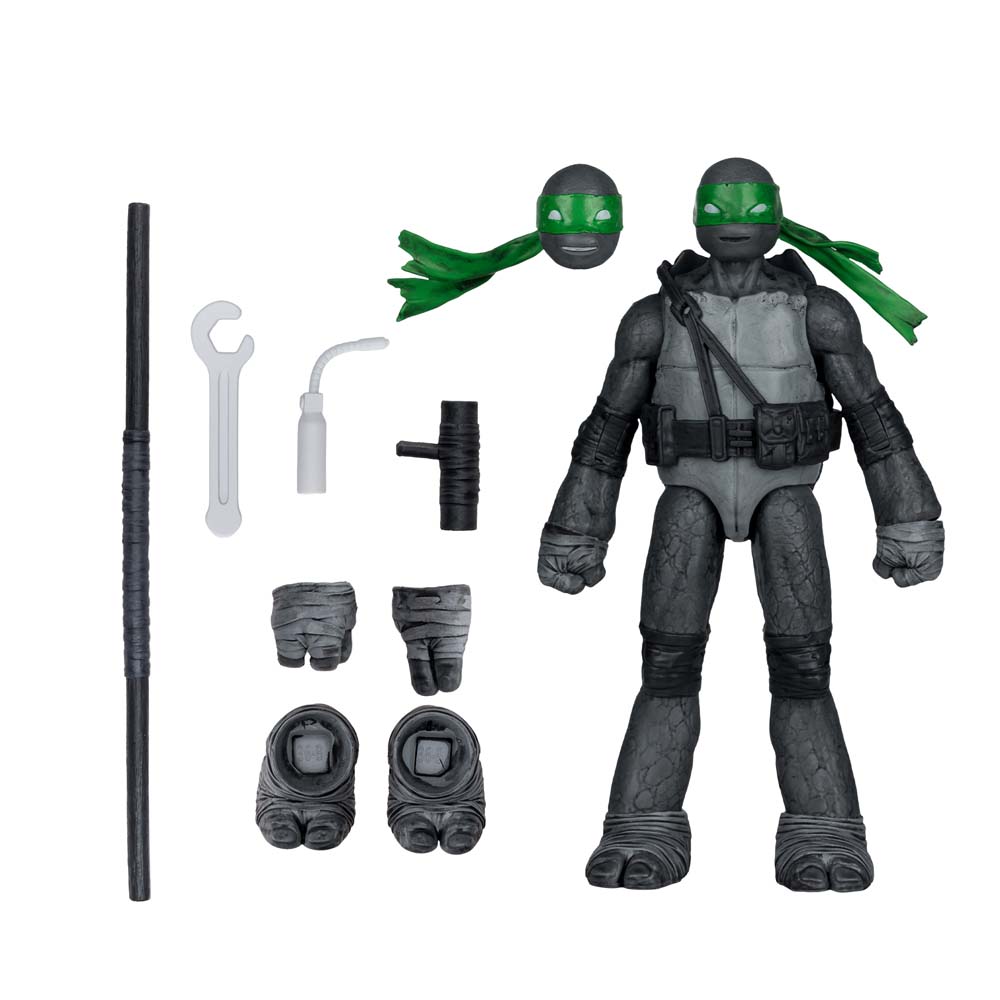 Teenage Mutant Ninja Turtles - Donatello Black, White & Green Page ...