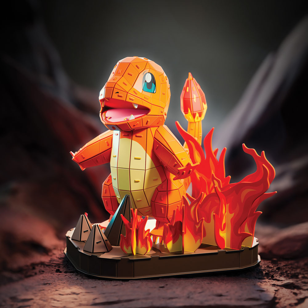 Pokemon - Charmander 4D Puzzle Model Kit - Toys and Collectibles - EB ...