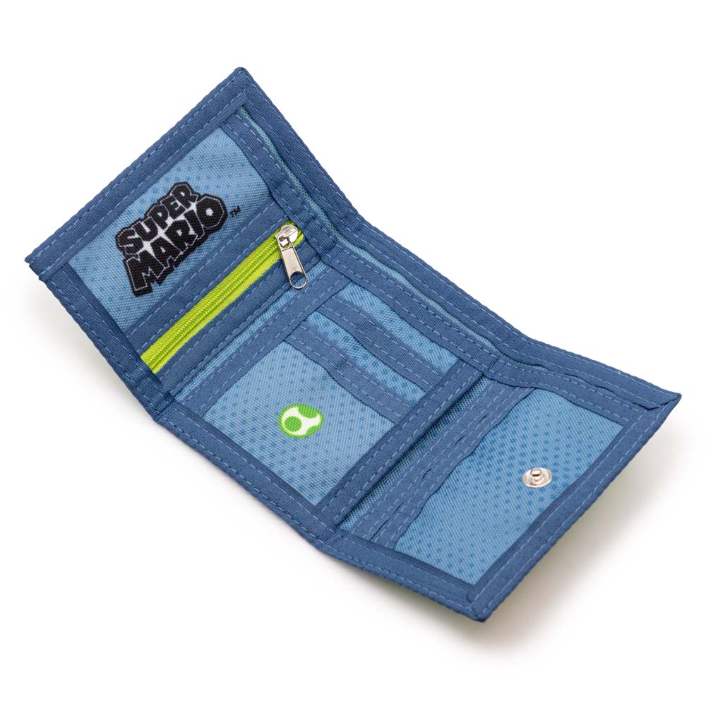 Nintendo - Super Mario - Yoshi Kids Tri-Fold Wallet - Clothing - EB ...