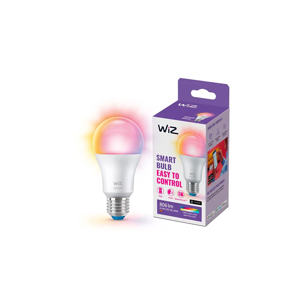 WiZ A60 E27 Gen2 Colour & White Tunable Light Bulb 1-Pack - Electronics ...