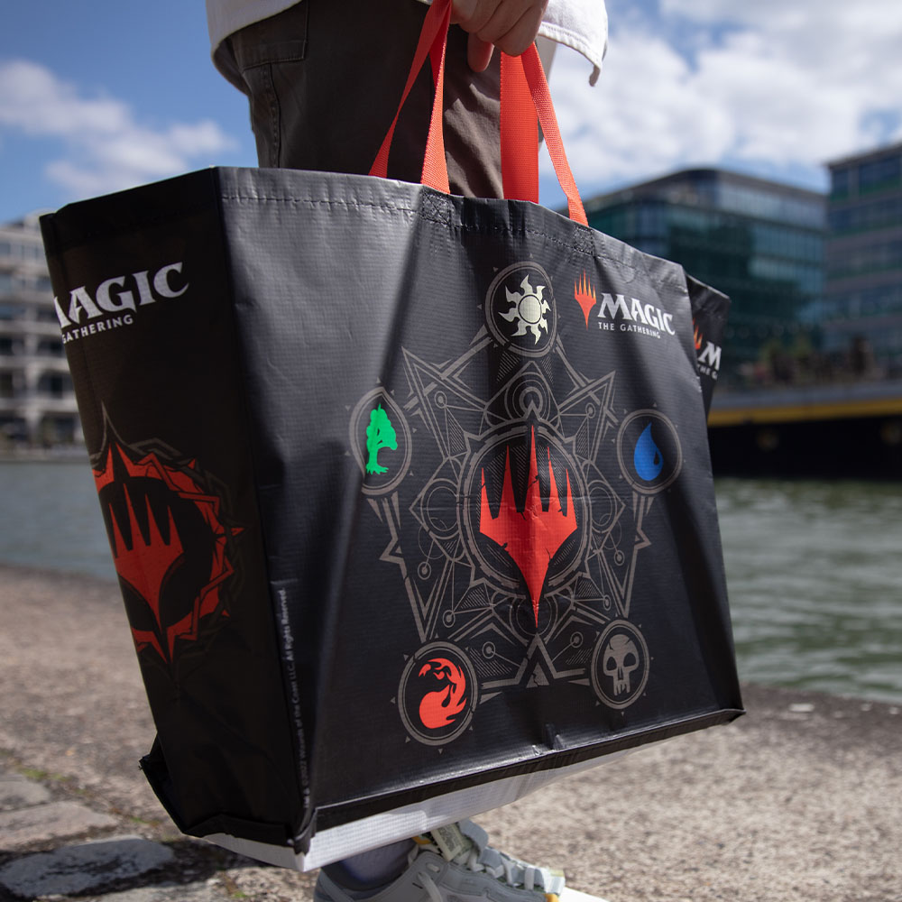 Magic: The Gathering - 5 Colours Shopping Bag - Clothing - EB Games New ...
