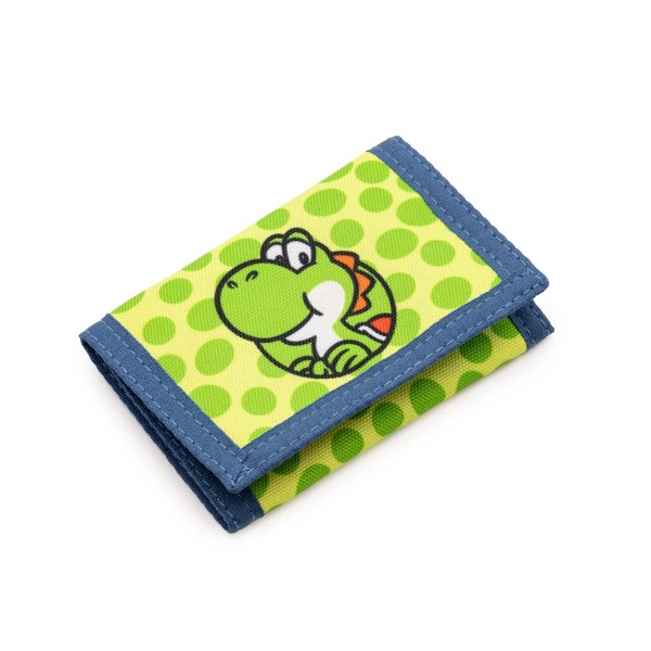 Nintendo - Super Mario - Yoshi Kids Tri-Fold Wallet - Clothing - EB ...
